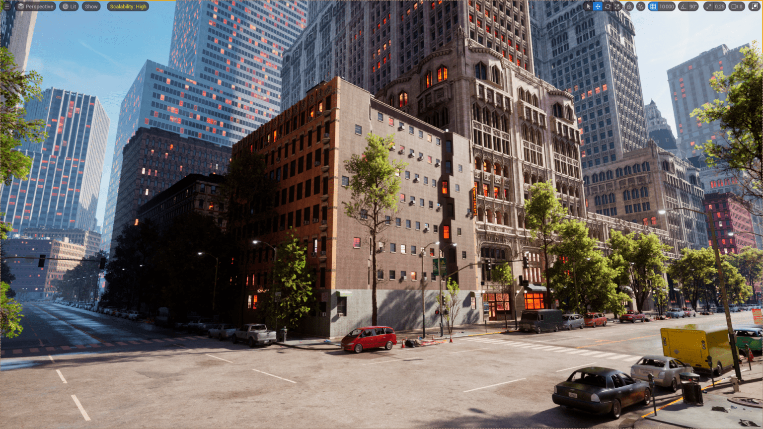 Procedural City Generator – Procedural World Lab | Premium 3D Procedural Generator